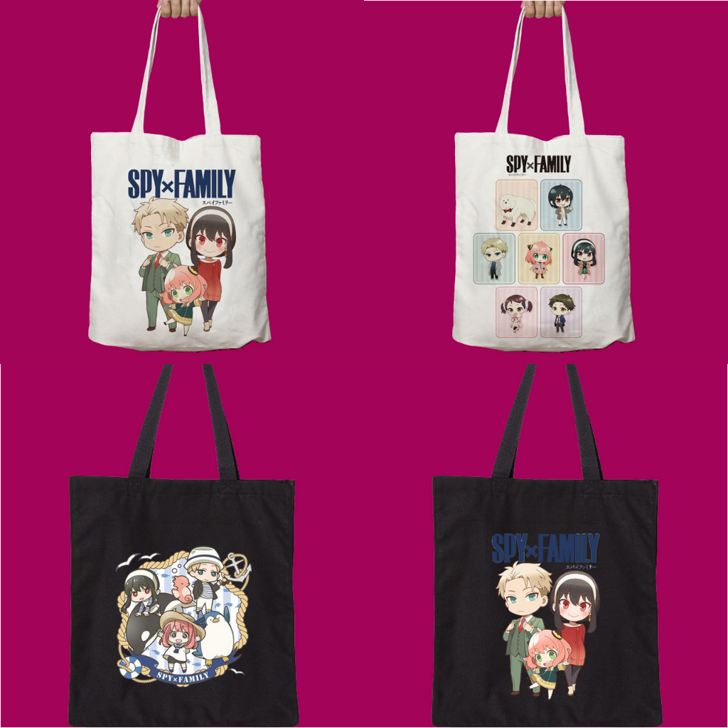 Jual Totebag Tote Bag Anime Spy x Family Anya Forger Kanvas Lucu Tas ...