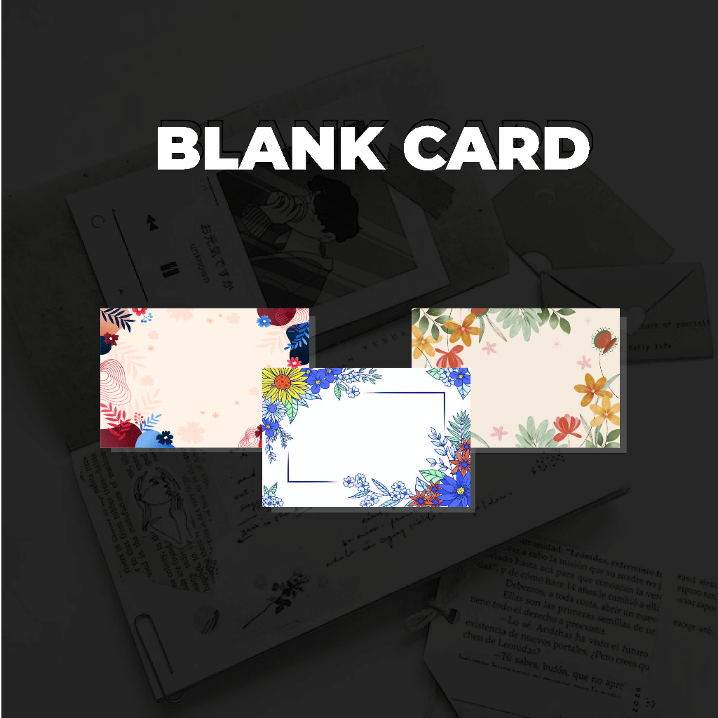 Jual KARTU UCAPAN MOTIF LUCU MURAH / BLANK CARD BACKGROUND MOTIF ...