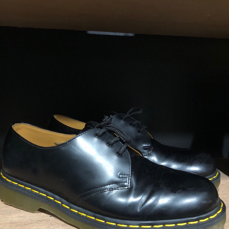 Jual Dr Martens 1461 Docmart Black Smooth | Shopee Indonesia