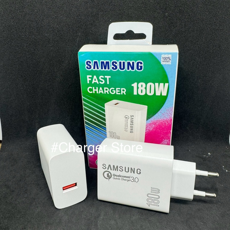 Jual Adaptor Batok Charger Samsung 180W Support Fast Charging | Shopee ...