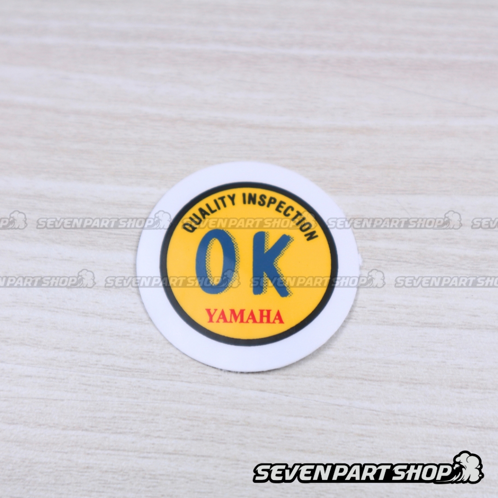 Jual STICKER LOGO OK QUALITY CONTROL YAMAHA | Shopee Indonesia