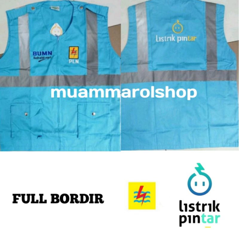 Jual rompi BUMN listrik pintar rompi safety PLN bordir | Shopee Indonesia Jual rompi BUMN listrik pintar rompi safety PLN bordir | Shopee Indonesia