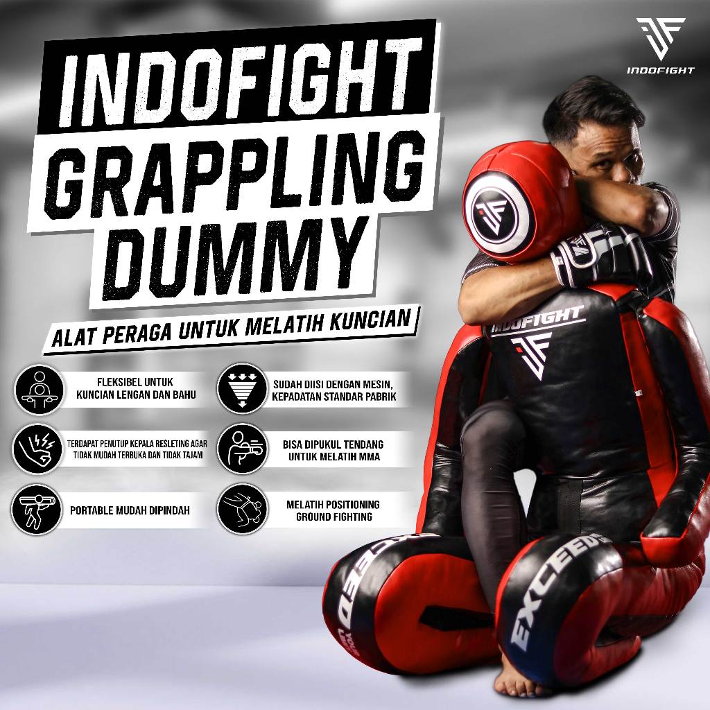 Jual Boxing Dummy indofight Dummy BJJ Grappling Jiujitsu Boneka boxing ...
