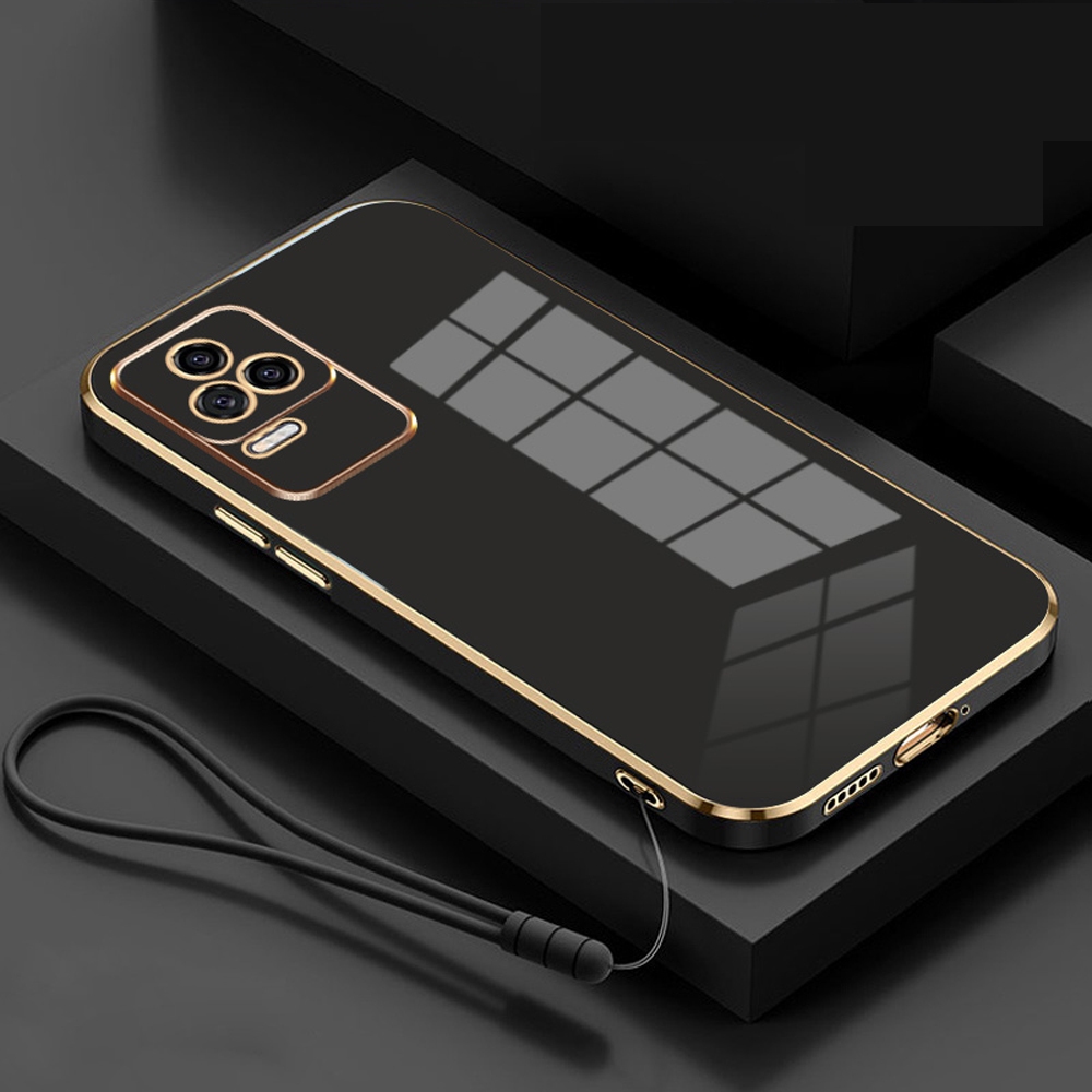Jual Case Xiaomi Poco F4 5G Casing Ultra Slim Luxury Square Plating ...