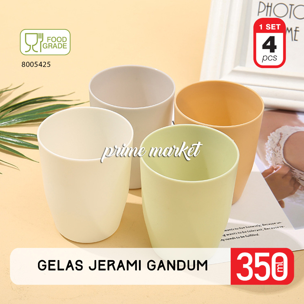 Jual Gelas Minum Plastik Gelas Wheat Straw Gelas Jerami Gandum Gelas ...