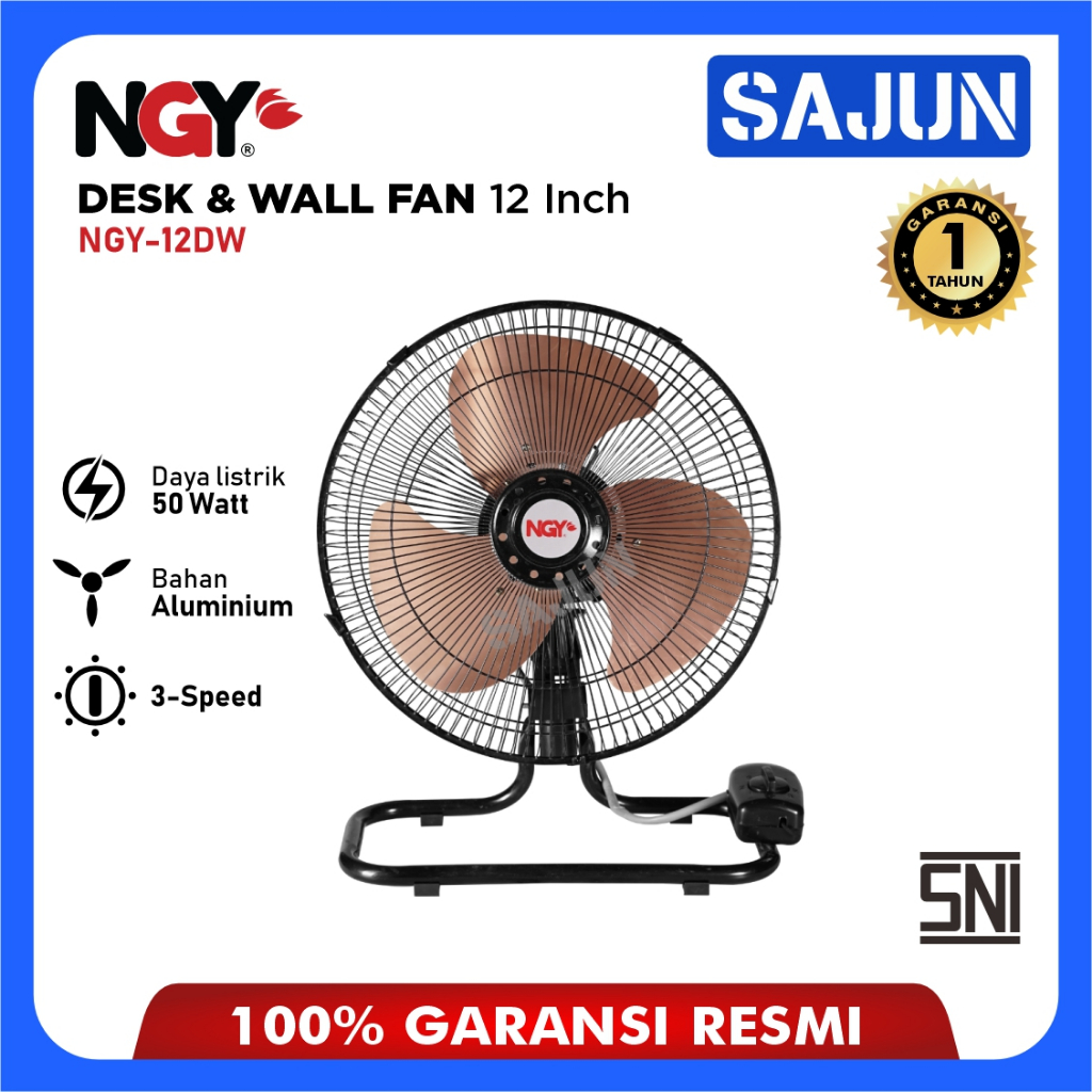 Jual NAGOYA Kipas Angin Lantai Dinding Besi 12inch Tornado Fan 2in1 NG-12DW | Shopee Indonesia