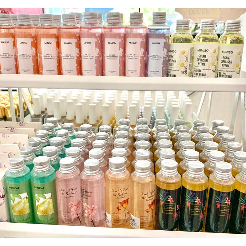 Jual MINISO ink Art diffuser refill 60ml/oil pewangi ruangan | Shopee ...