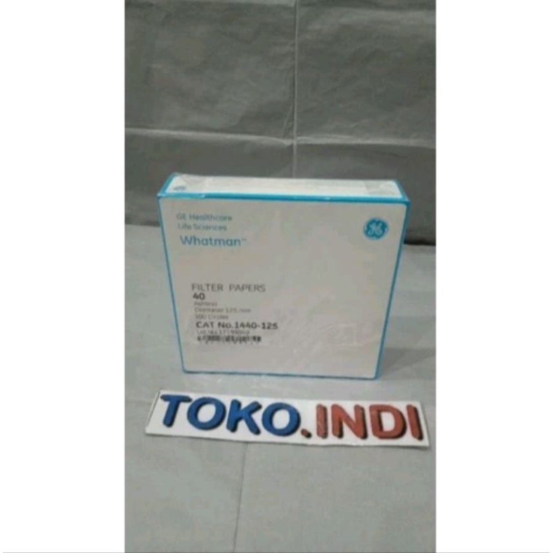 Jual PER BOX Kertas Saring Whatman No. 1 Diameter 125 mm / Kertas ...