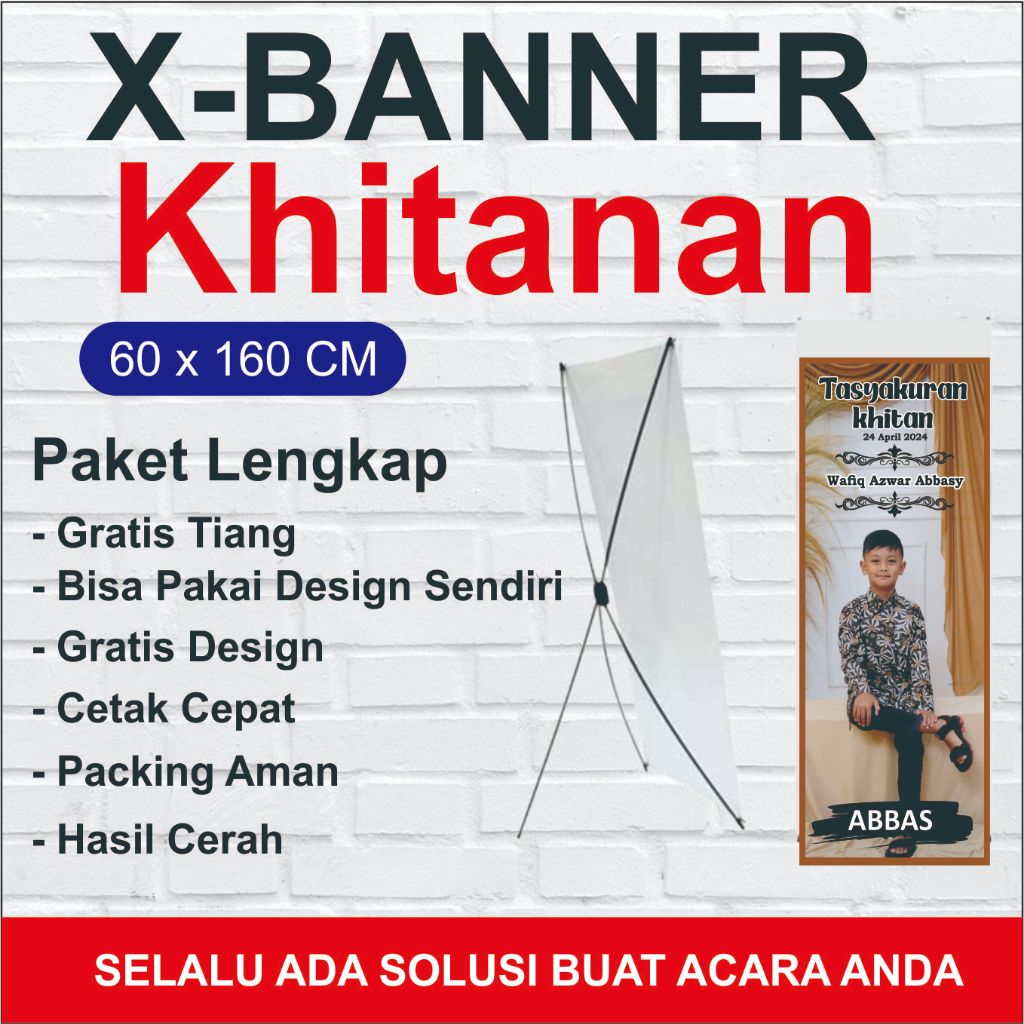 Jual X Banner Khitanan Spanduk Khitanan Banner Backdrop Acara ... Jual X Banner Khitanan Spanduk Khitanan Banner Backdrop Acara ...