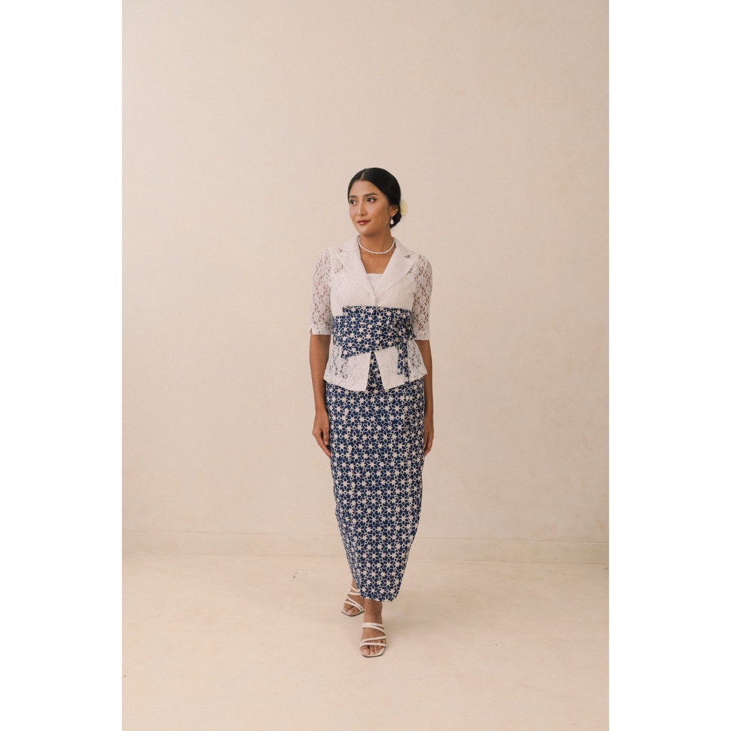 Jual Batik Ratu - Kamala in Blue - Obi Belt Batik | Shopee Indonesia