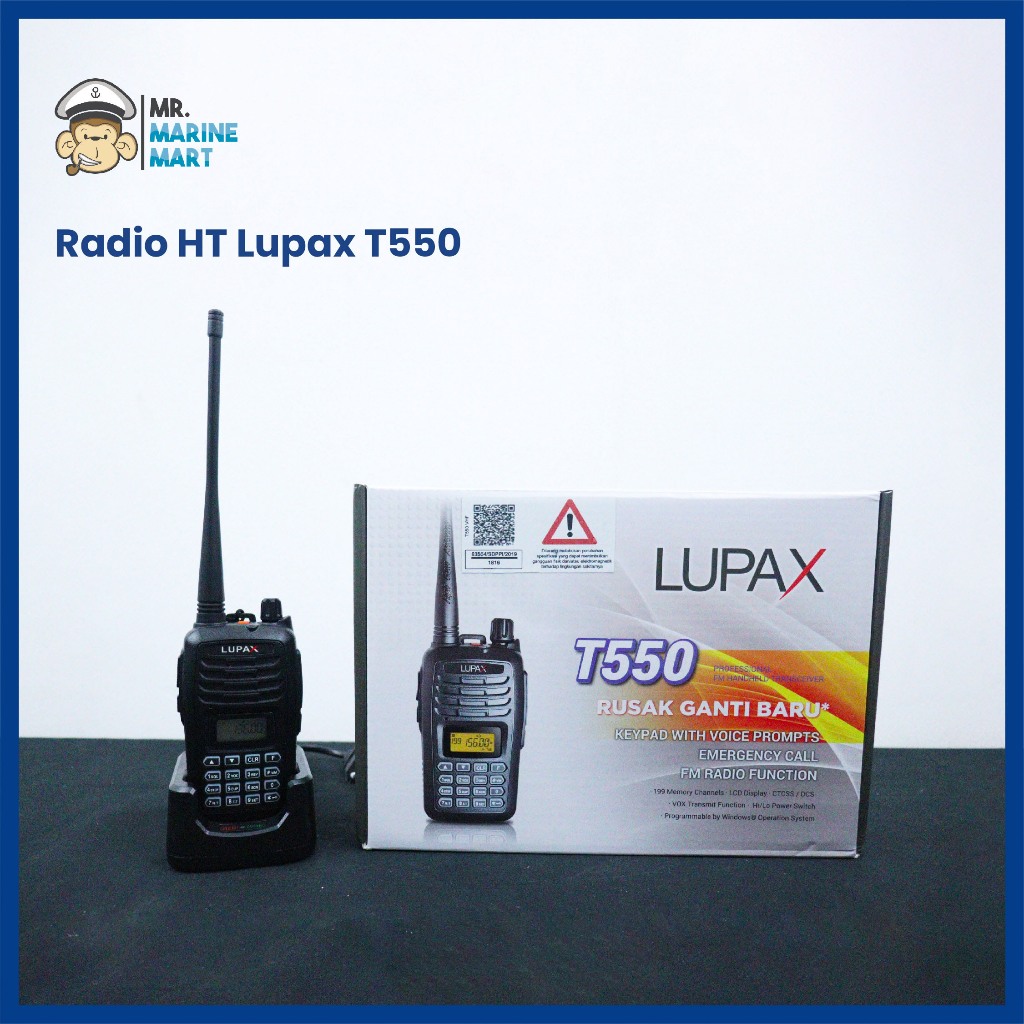 Jual Radio HT LUPAX T550 ORIGINAL VHF MURAH | Shopee Indonesia