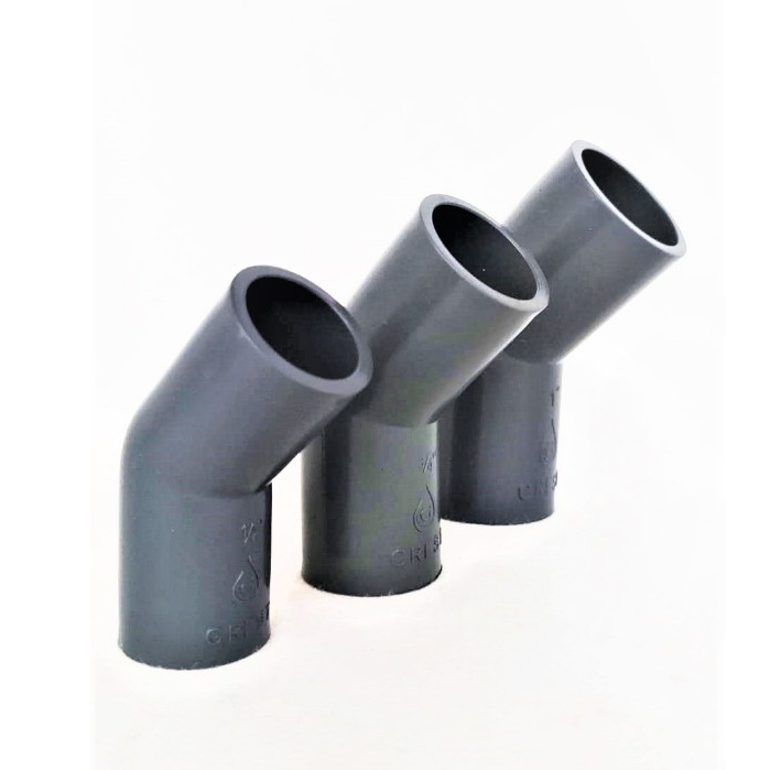 Jual Knee / Fitting Pipa PVC / Elbow 1/2 IN Sudut 45 Merk GREST ...