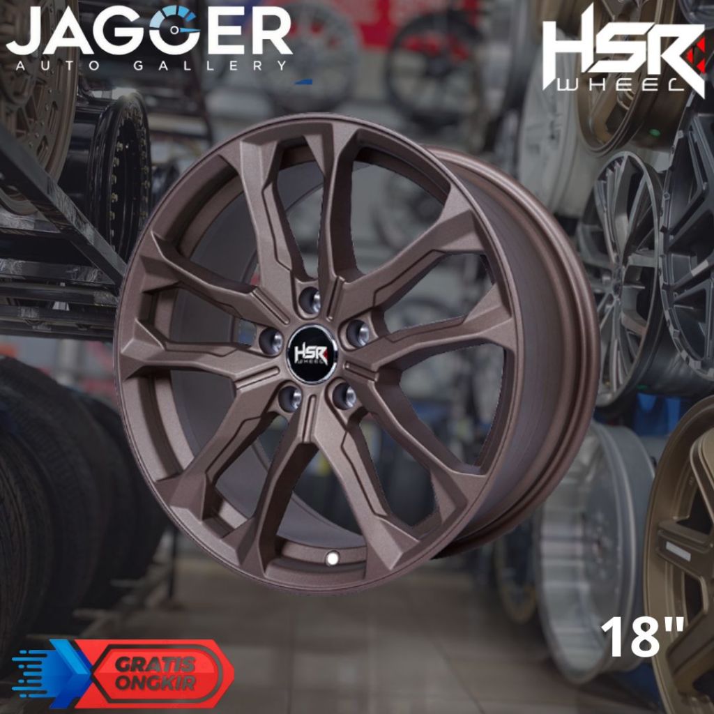 Jual velg mobil ring 18 crv, hrv, rush,terios, innova HSR WANGON R18X8 ...