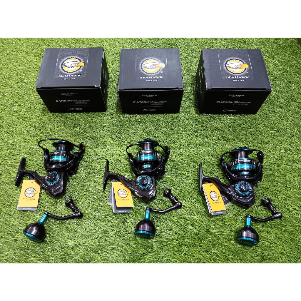 Jual REEL SPINNING SEAHAWK CARBON HUNTER SERIES | Shopee Indonesia