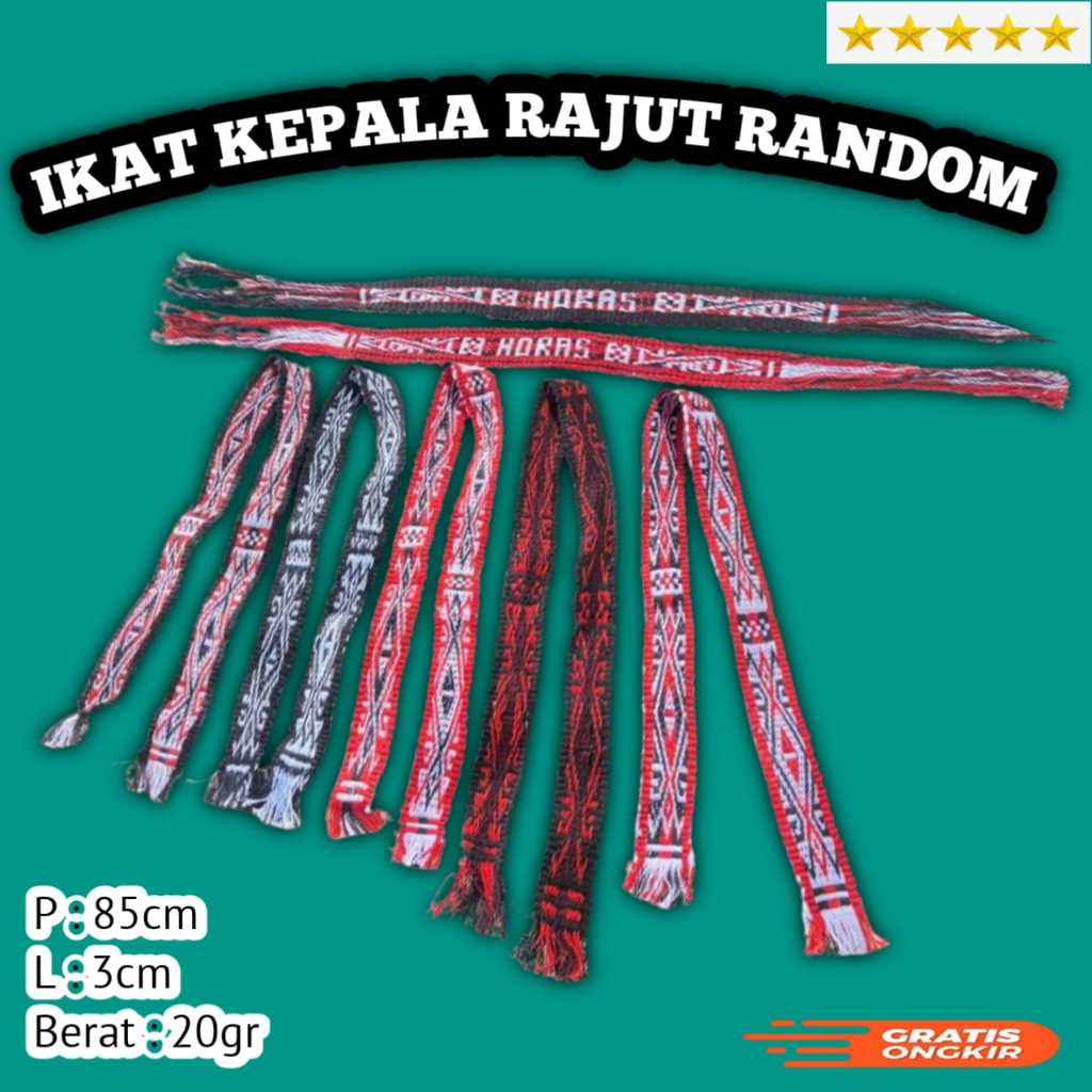 Jual Ikat Kepala Rajut Batak / Ikat Pinggang Rajut / Souvenir Khas ...