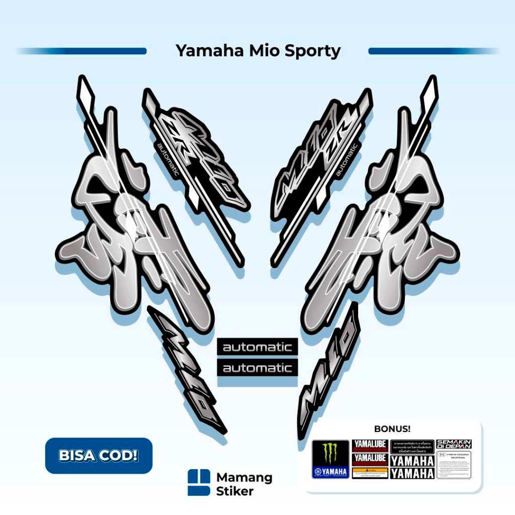 Jual Striping Mio Sporty Variasi (79) Thailand Api Vietnam Original ...