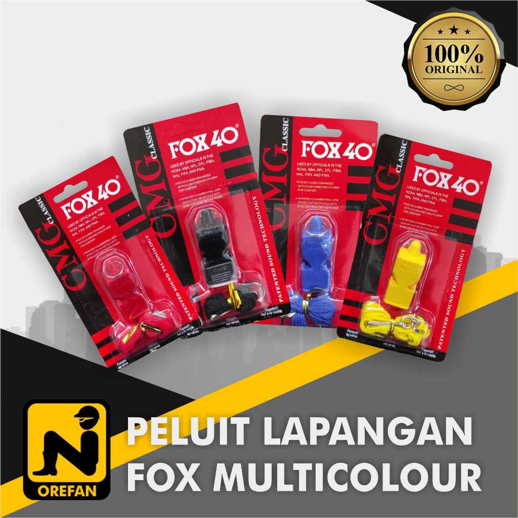 Jual Peluit Fox 40 Pluit Wasit Parkir Pramuka Security | Shopee Indonesia