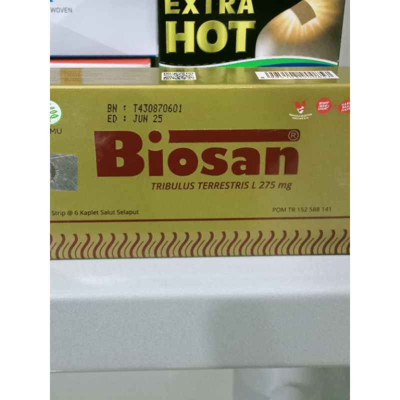 Jual BIOSAN TABLET BOX ISI 30 KAPLET ( 5 STRIP @ 6 KAPLET SALUT SELAPUT ...