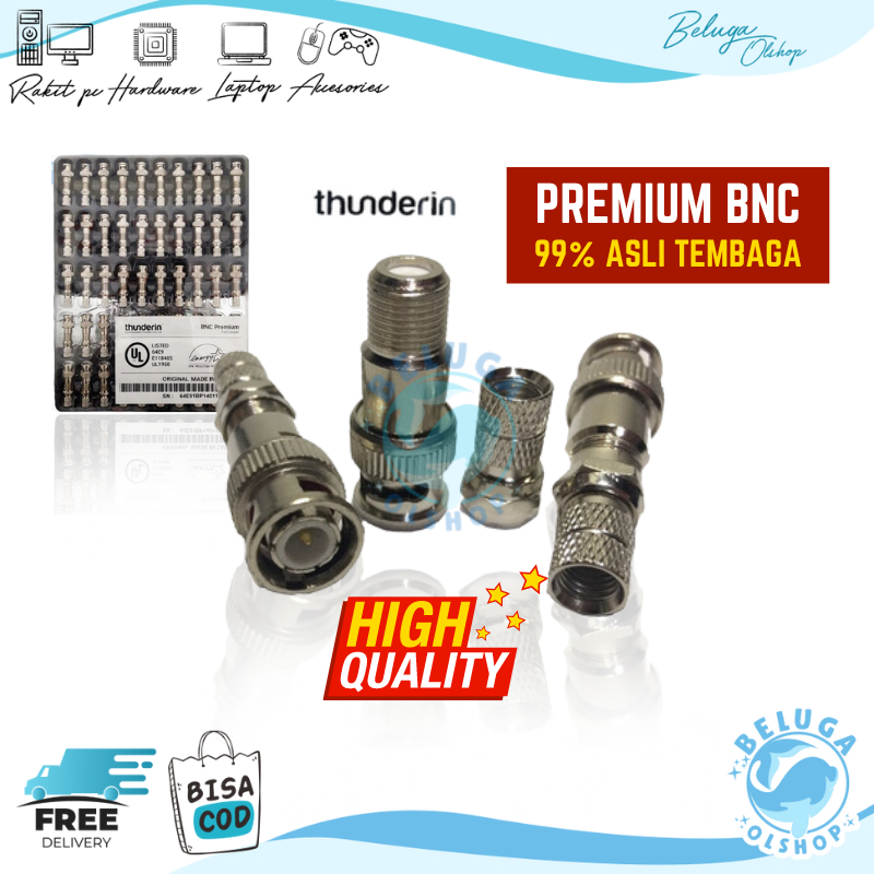 Jual KONEKTOR BNC DRAT TAIWAN PREMIUM QUALITY | Shopee Indonesia