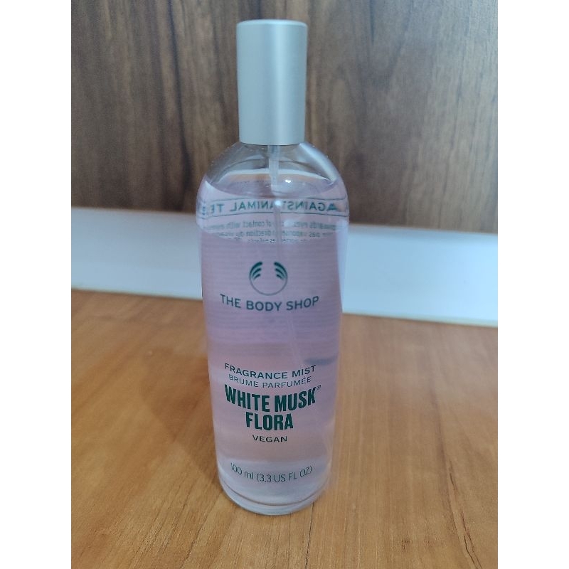Jual Fragrance Mist body mist The Body Shop WHITE MUSK FLORA Vegan 100% ...