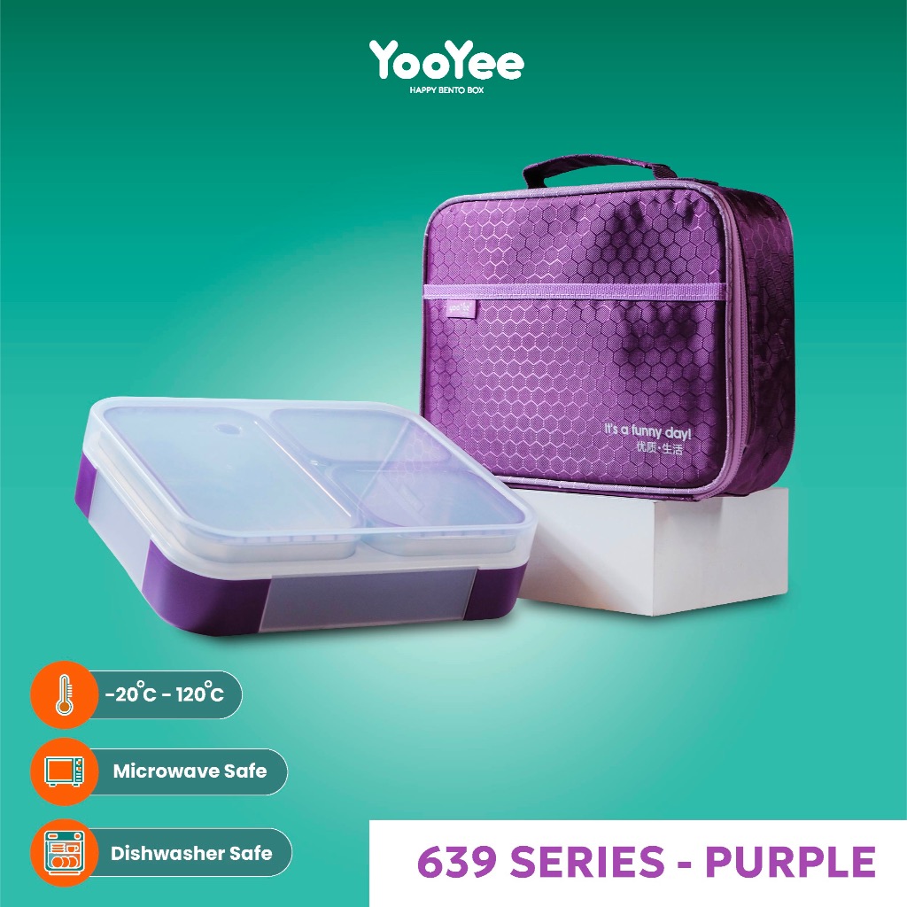 Jual Yooyee 639 Kotak Makan Stainless 3 sekat 1260ml | Shopee Indonesia