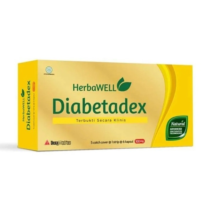 Jual Herbawell Diabetadex ( Box 30 Kapsul / Strip 6 Kapsul ...