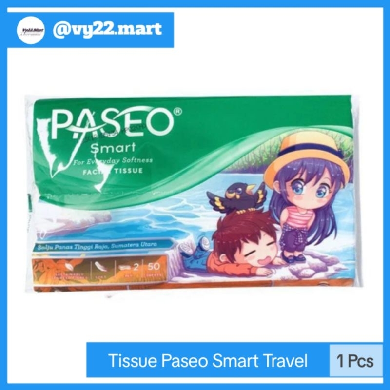 Jual Tissue Paseo Smart Travel Pack 50 lembar 2ply Paseo Slim | Shopee ...