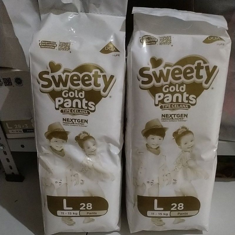 Jual Sweety Gold Pants Next Gen L28 Premium Diapers | Shopee Indonesia