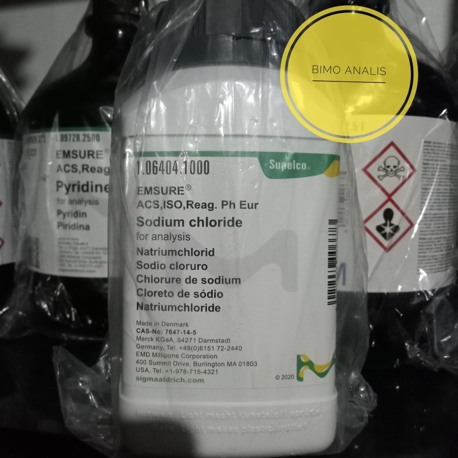 Jual SODIUM CHLORIDE 25GR Merck C / Natrium Klorida / NaCl Pro Analis ...