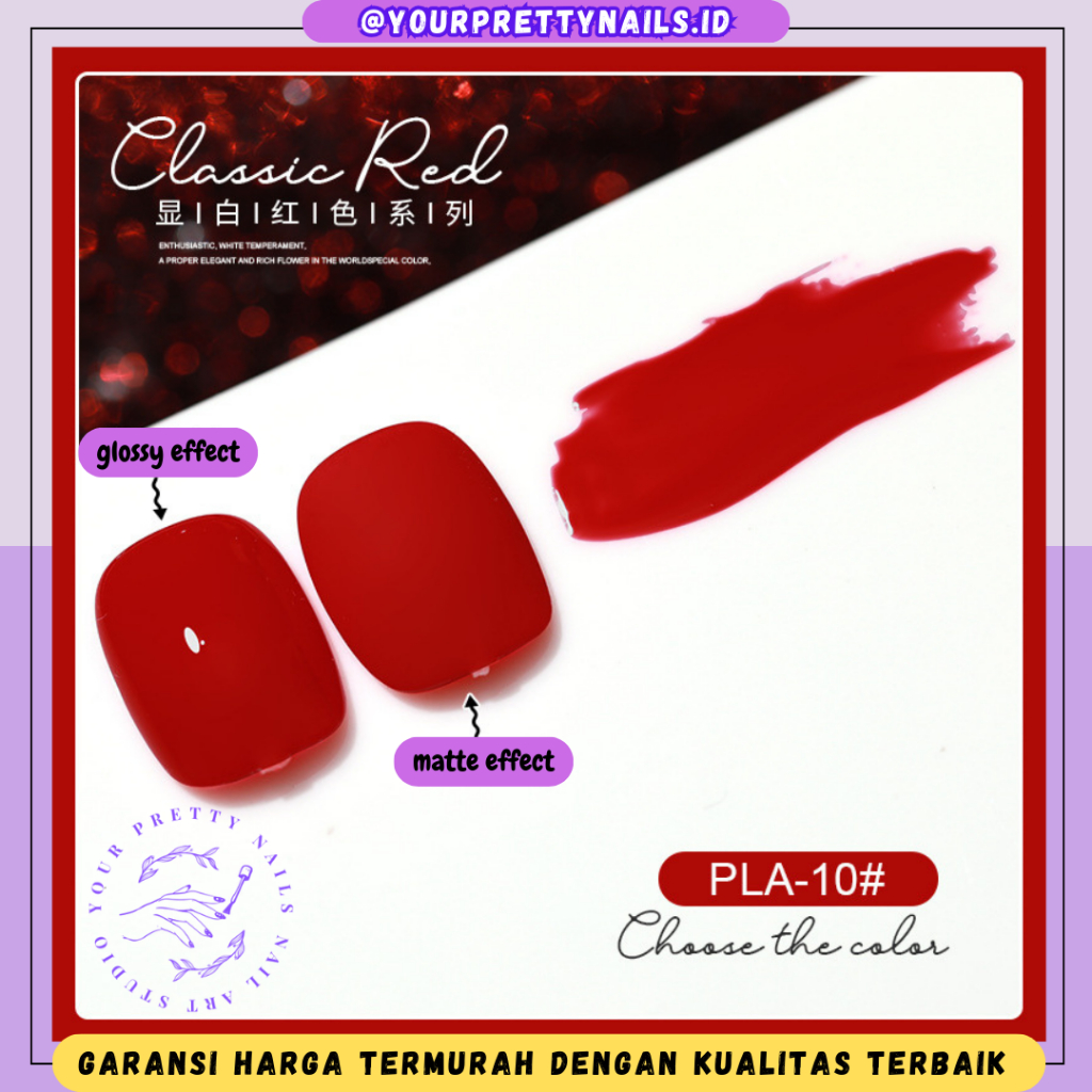 Jual AS GEL PLA SERIES CLASSIC RED GEL POLISH / KUTEK GEL ANOTHER SEXY ...