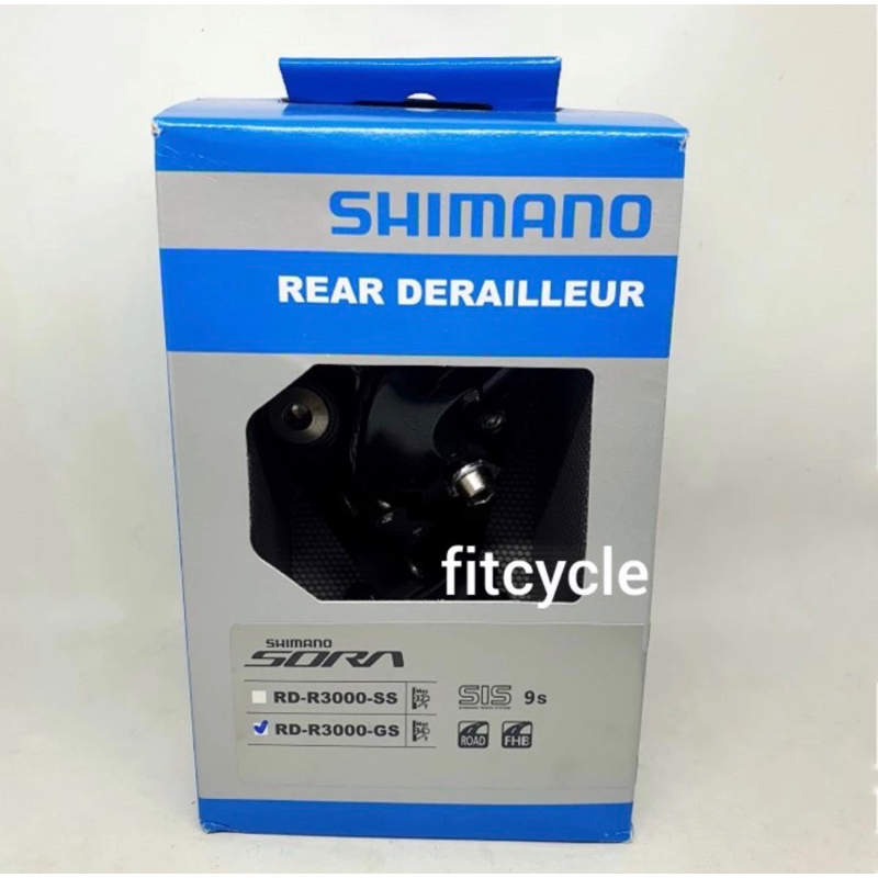 Jual RD rear derailleur Shimano Sora RD R3000 GS 9 speed medium cage ...