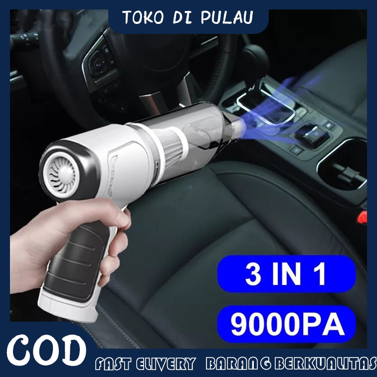 Jual 35500rmp Air Duster Blower Mini Penyedot Debu Mobil Kuat 3 in 1 ...