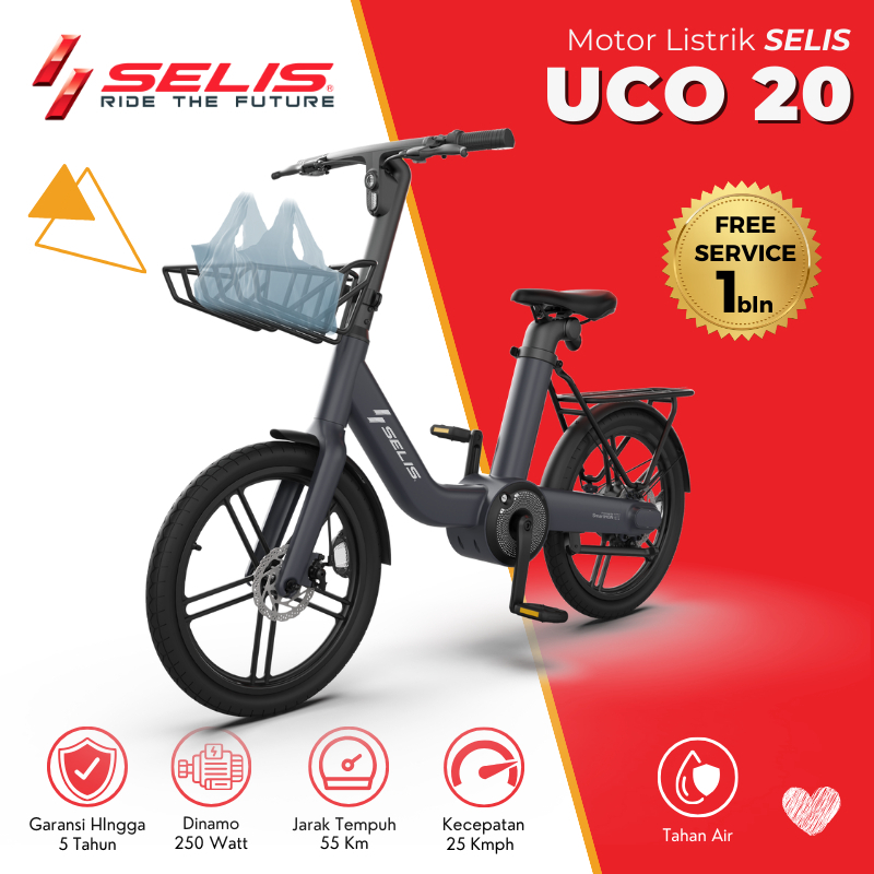Jual SELIS - UCO 20 Sepeda Listrik Dewasa E Bike Sepeda Roadbike ...