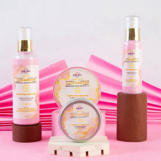 Jual PRETTY PINK GLUTA GLOW SKIN PREMIUM BODYLOTION/ HB PEMUTIH BADAN ...