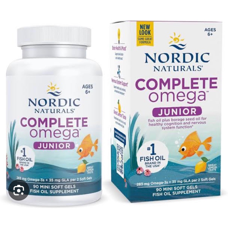 Jual Nordic Naturals Complete Omega Junior Ages 6-12 Lemon 90 Mini Soft ...