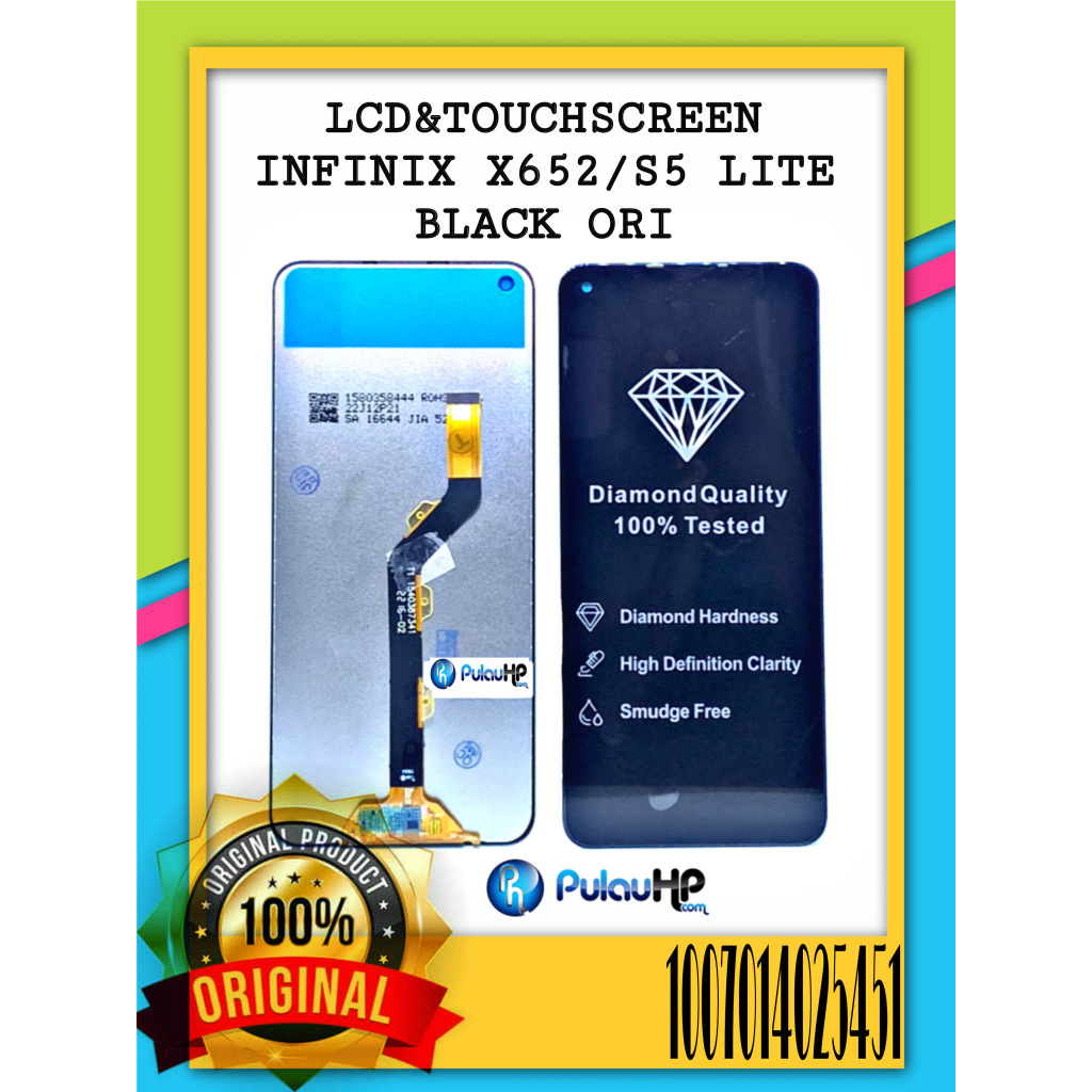 Jual LCD TOUCHSCREEN INFINIX X652 (S5 LITE) BLACK ORI | Shopee Indonesia