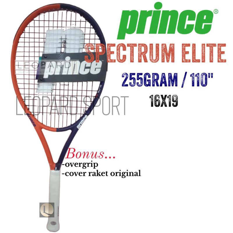 Jual Raket Tenis Prince Spectrum Elite 110 255gr / Tennis Racket ...