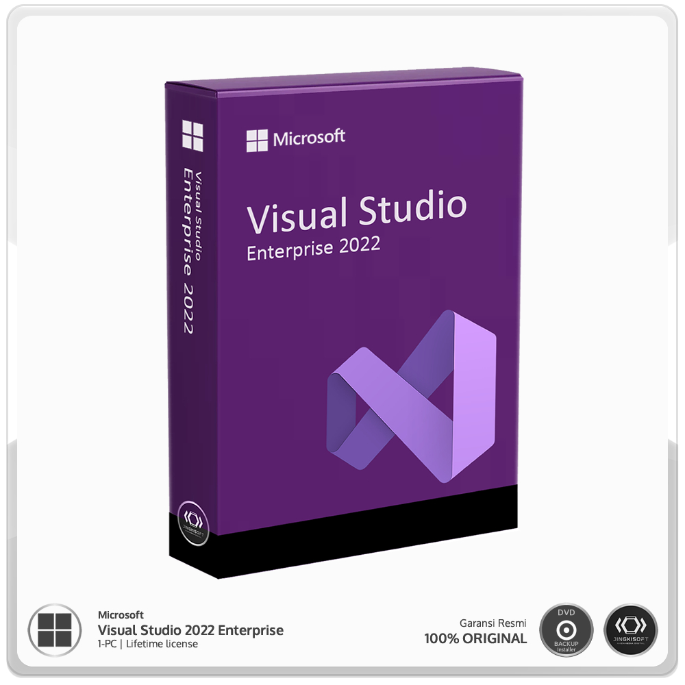 Jual Microsoft Visual Studio 2022 Enterprise [1-User, Lifetime License ...