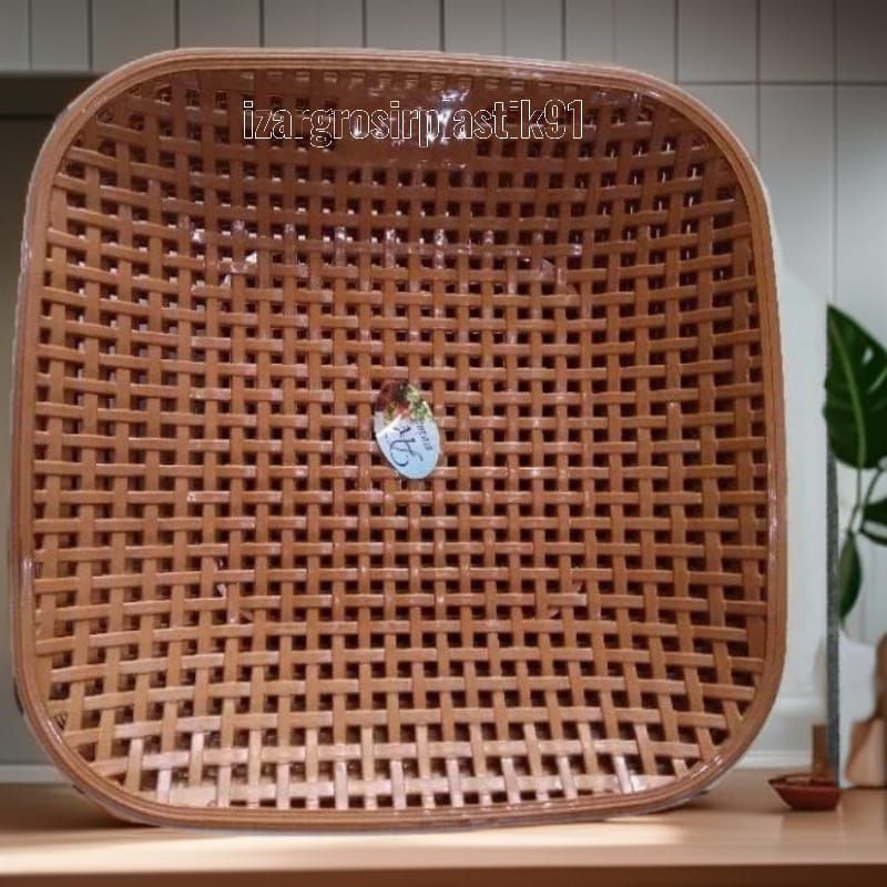 Jual (AR)PIRING ROTAN ANYAM/PIRING SERBAGUNA (1PCS) | Shopee Indonesia