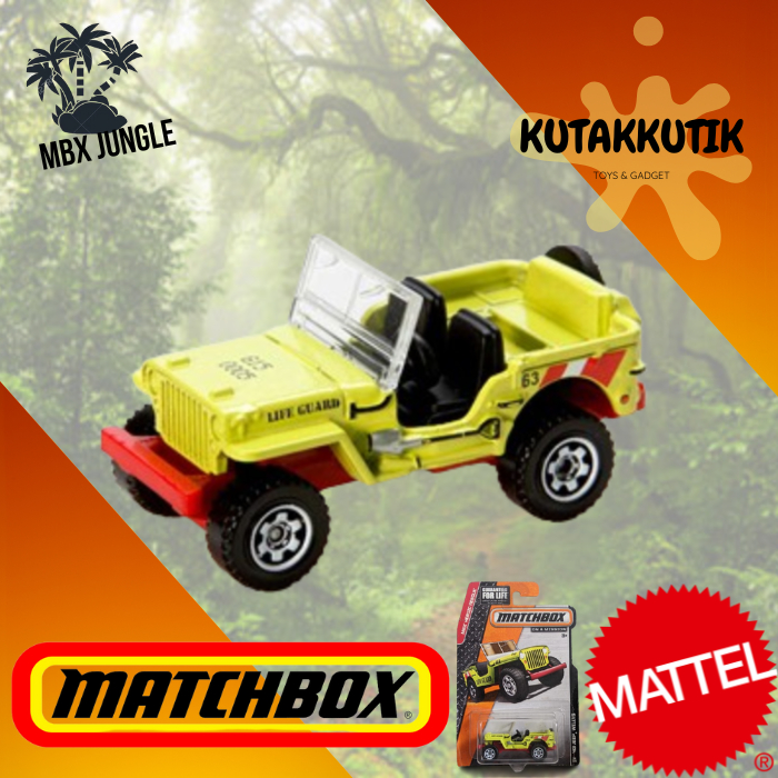 Jual Matchbox Mobil Jip Safari 43 Willys Jeep Kuning MBX Heroic Rescue ...