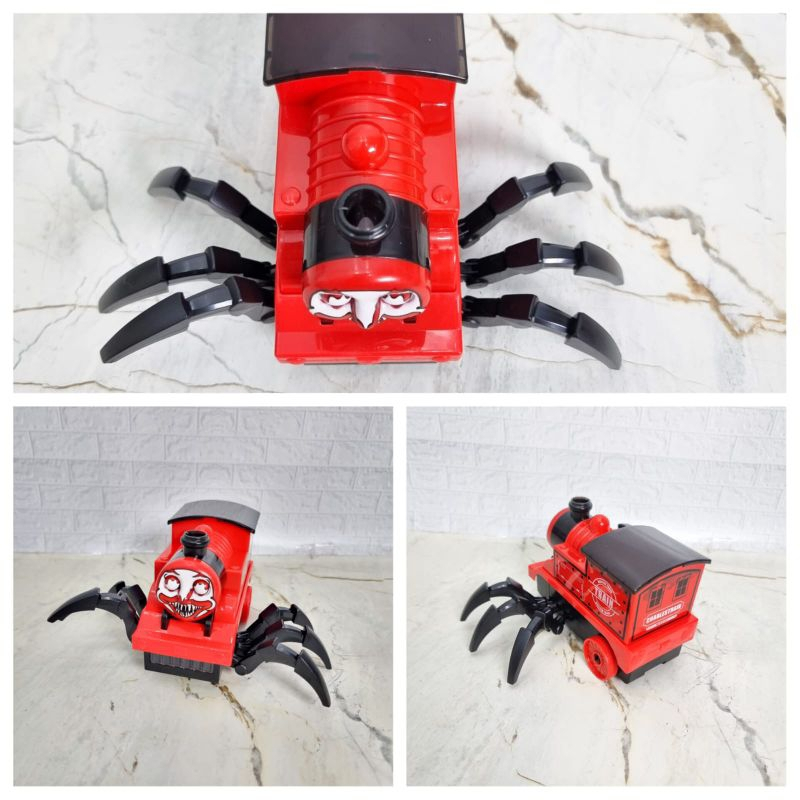 Jual Mainan Anak Kereta Monster Laba Laba Lampu Musik Train Bump And Go ...
