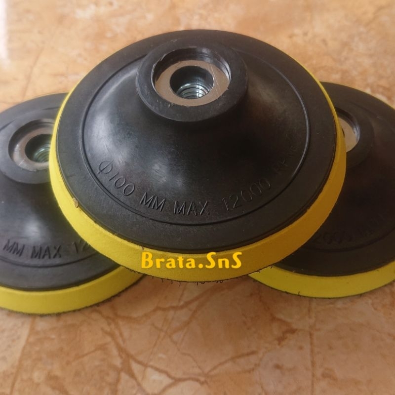 Jual Sending Pad / Tatakan Amplas Bulat Velcro 4" (inch) | Shopee Indonesia