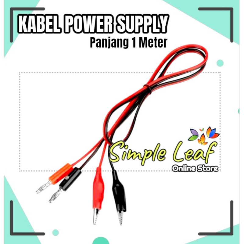 Jual Kabel Power Supply Cable Hitam Merah / Kabel Power Suply Suplai ...