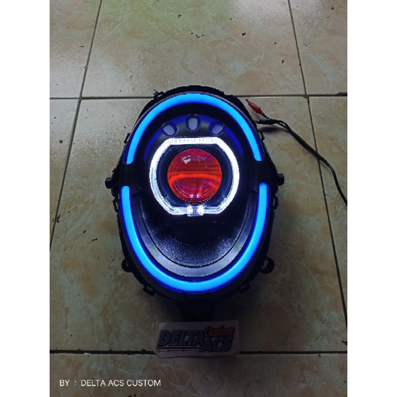 Jual Biled Scoopy R12 2018/2019 Komplit l Custom Headlamp Reflektor ...
