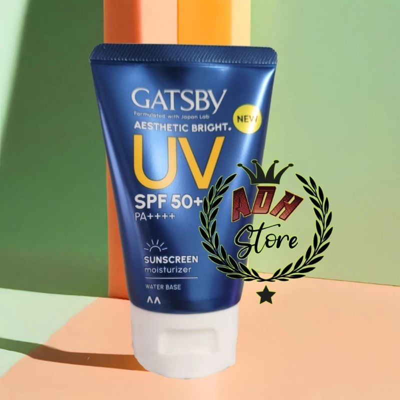 Jual Gatsby Sunscreen Moisturizer Aesthetic Bright UV SPF50+ PA ...