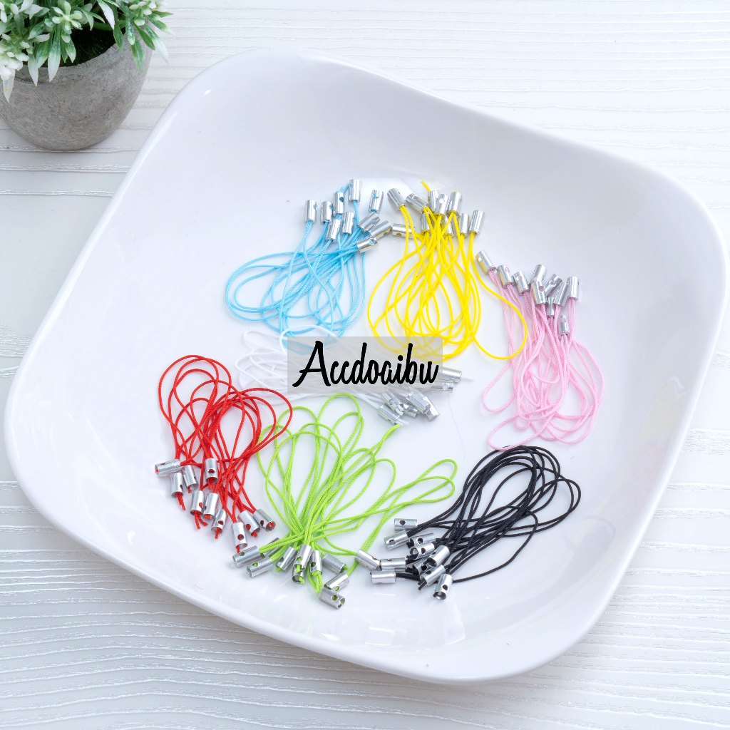 Jual Tali Strap HP / Tali Gantungan HP 10pcs | Shopee Indonesia