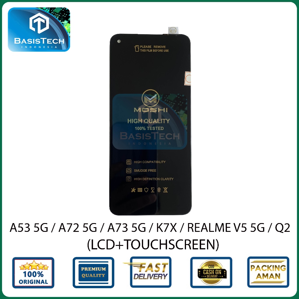 Jual LCD OPPO A53 5G - A72 5G - A73 5G - K7X - REALME V5 5G - Q2 +TOUCHSCREEN - MOSHI | Shopee ...