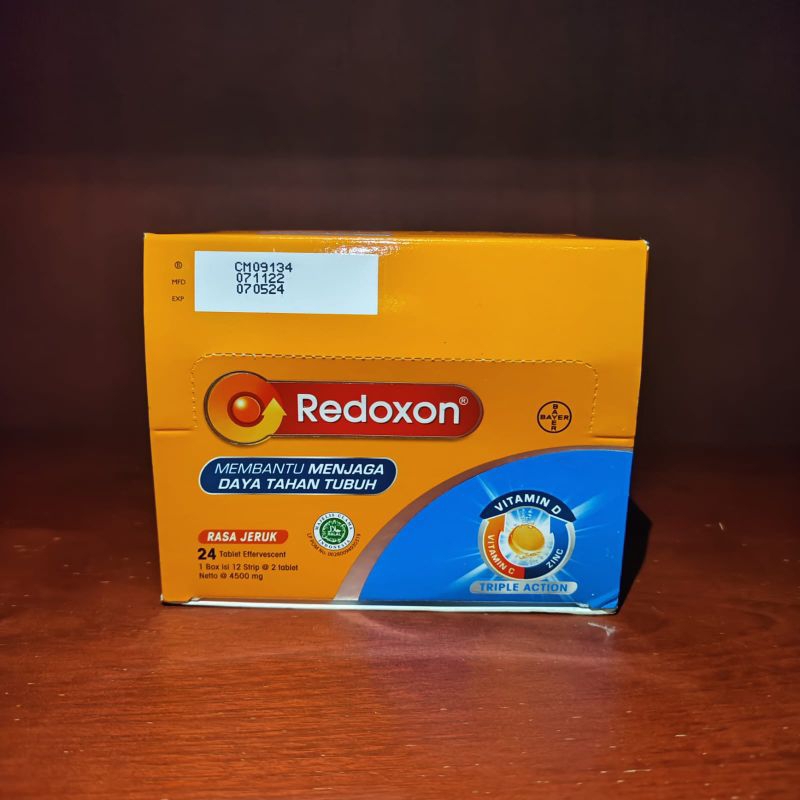 Jual Redoxon Triple Action Rasa Jeruk Isi 24 Tablet | Shopee Indonesia