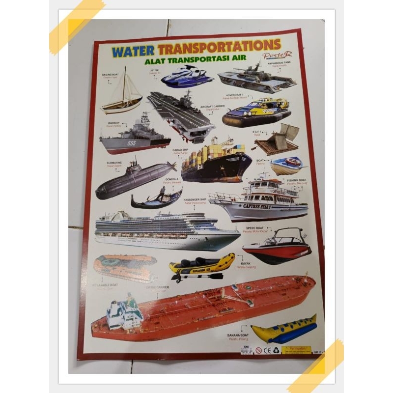 Jual Poster Transportasi Air | Shopee Indonesia