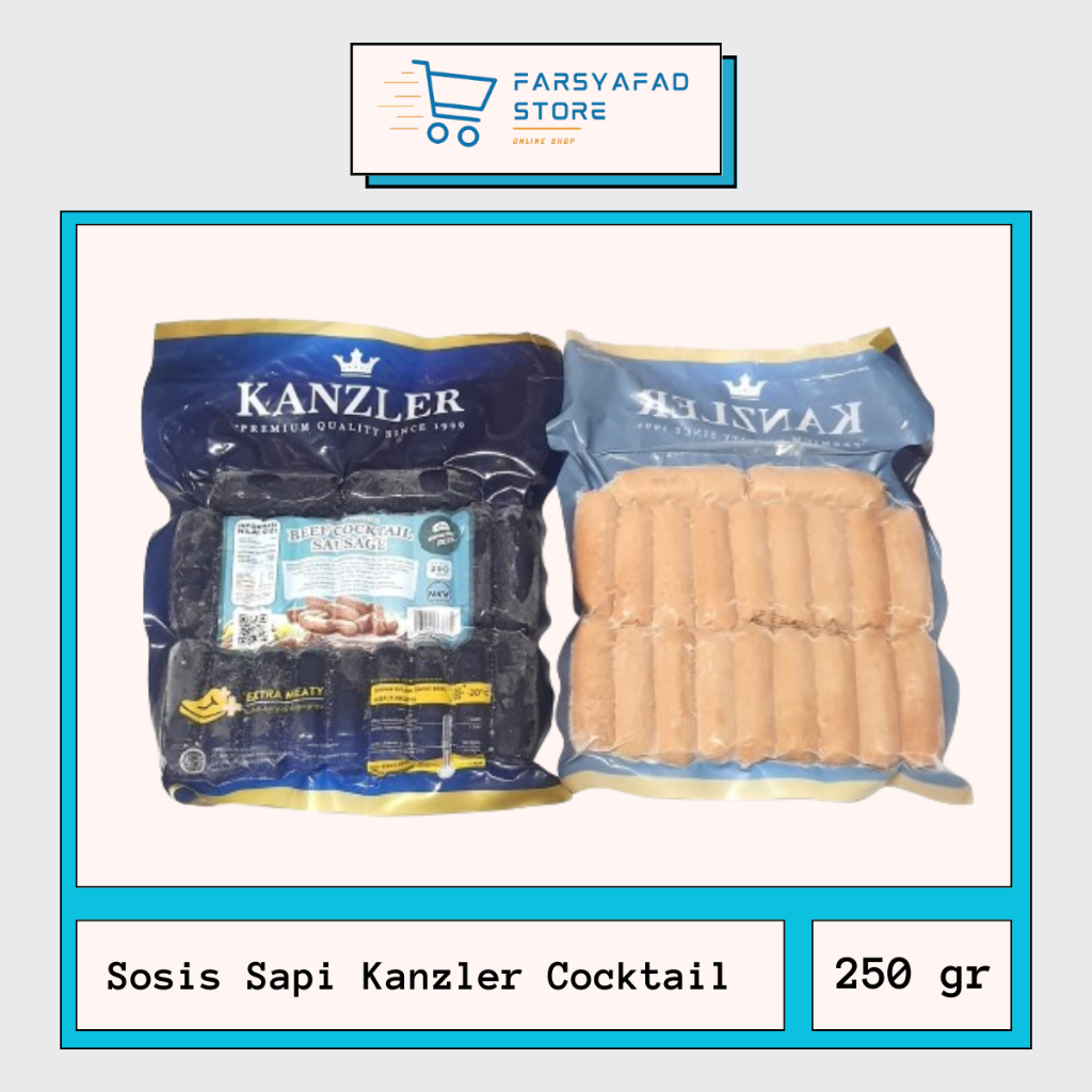 Jual Kanzler Beef Cocktail Sausage / Sosis Sapi Kanzler Cocktail Extra ...